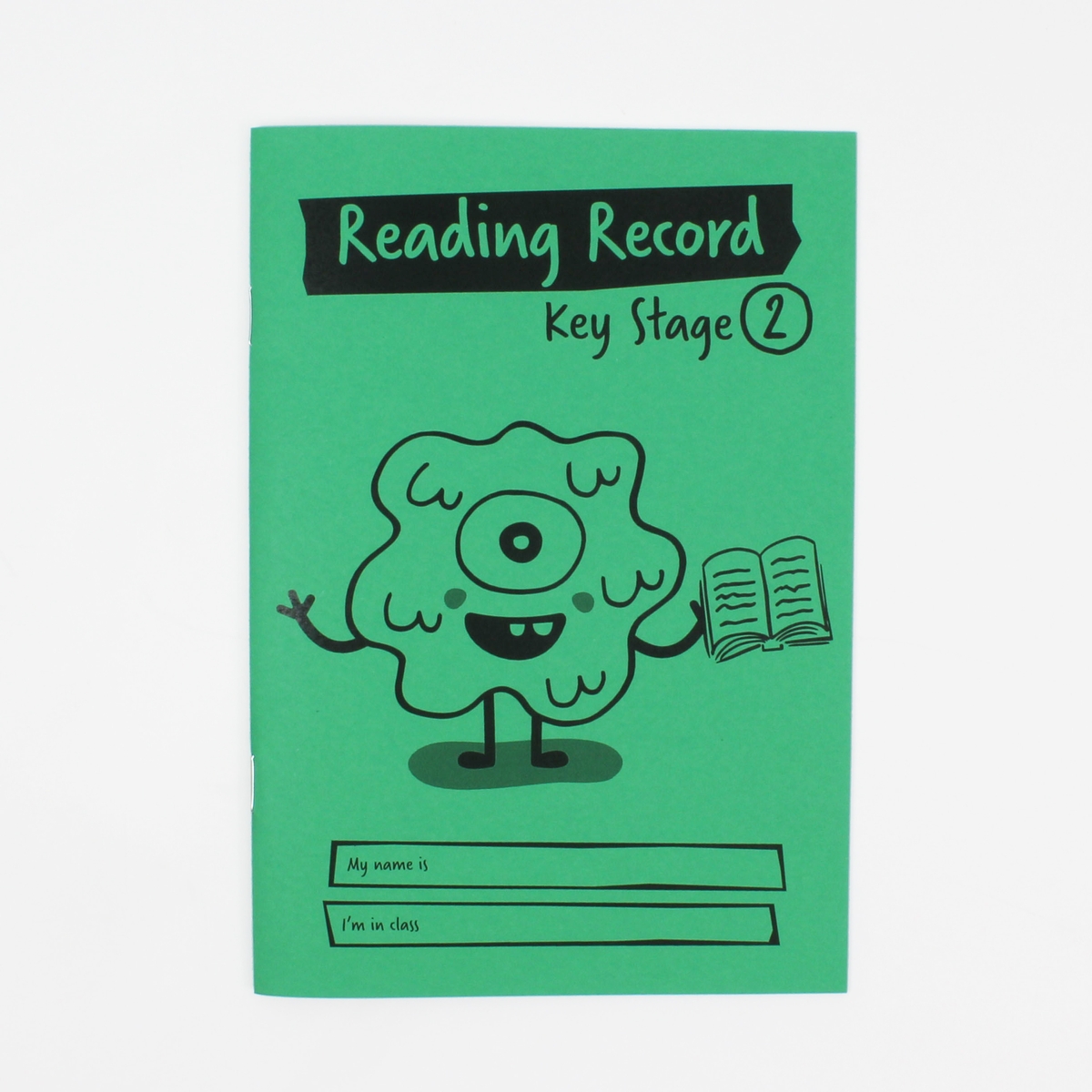 Silvine A5 Reading Record Book, 36 Page - KS2 - Green - Pack of 30 | G1353949 | GLS